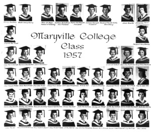 1957 Senior Graduating Class Photo