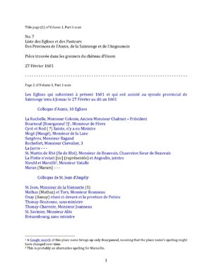 Section 7, French Transcription