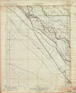 Firebaugh (USGS topographic map, 1923)
