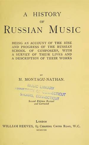 A History of Russian Music