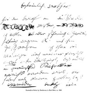An Unpublished Letter of Beethoven