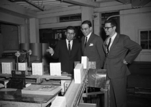 Gelman Instrument Company Men in Factory